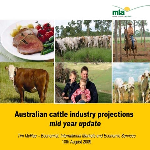 Meat & Livestock Australia - Cattle Projections_100809 | PPT