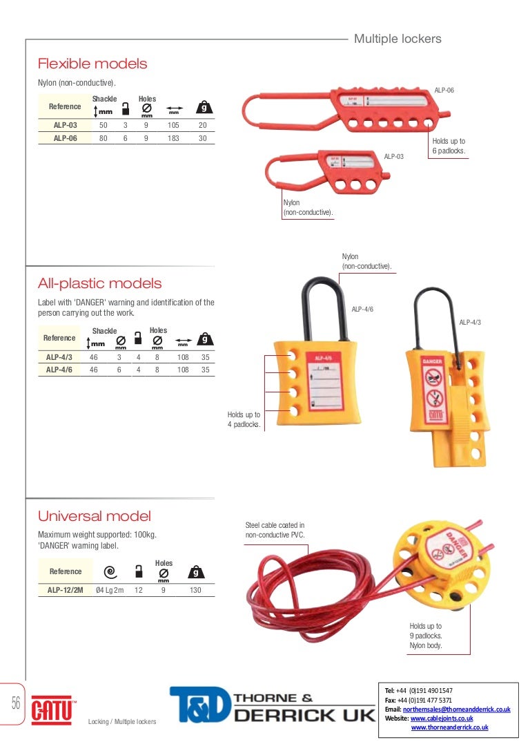 CATU Lockout Tagout Solutions - Multiple Lockers