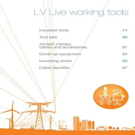 CATU Insulated Tools - LV Live Line Working Tools | PDF