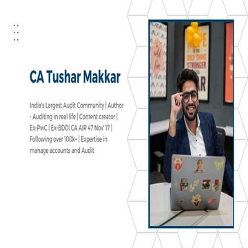 CA Tushar Makkar_PPT for social Media platform | PDF