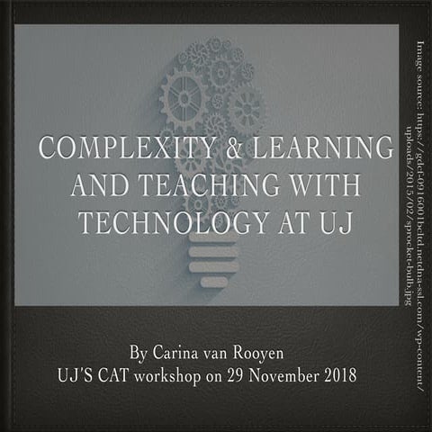 Complexity and L&T with tech at UJ | PDF