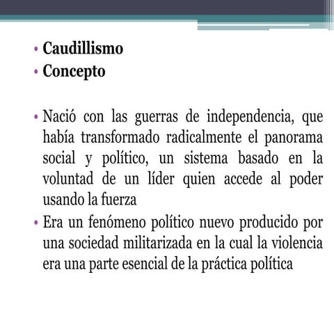 Caudillismo.ppt