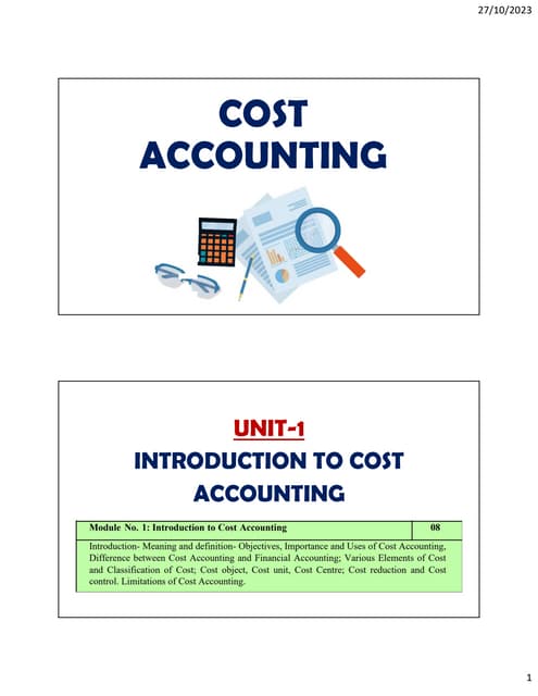 Cost Accounting: Unit-5 Cost Sheet Questions & Answers | PDF