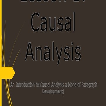 Causal analysis | PPTX