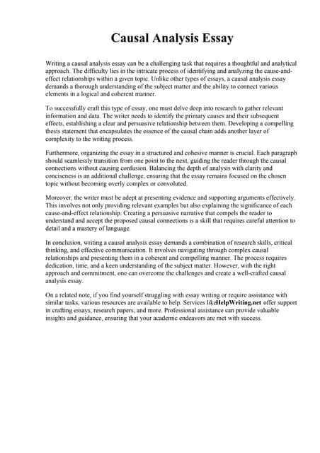 Sample Cause And Effect Essay.pdf