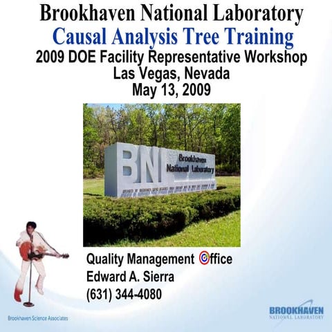 Causal Analysis Tree Training presentation | PPT