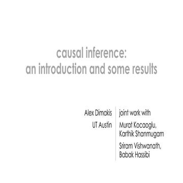 causal inference - important - Presentation | PPTX