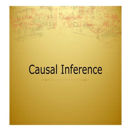 Causal Inference