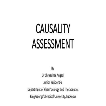 Causality Assessment (Dr Shreedhar Angadi).pptx