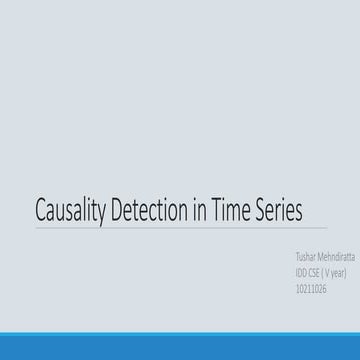 Causality Detection Pptx