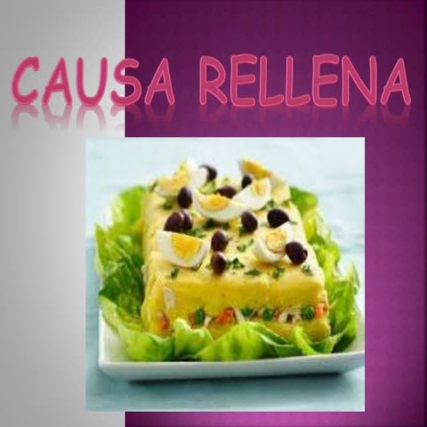 Causa rellena | PPTX
