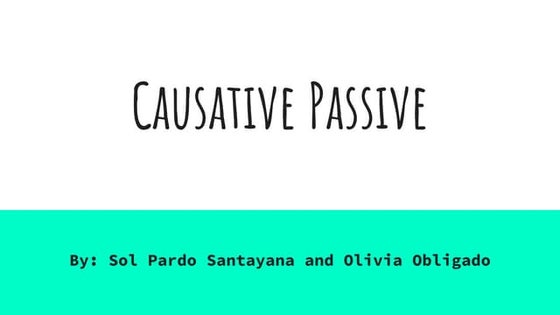 5 the passive | PPTX
