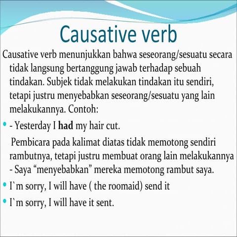 Causative verb | PPT