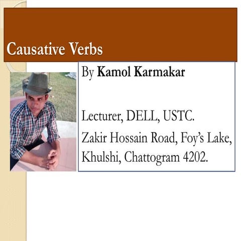 Causative Verbs in English | PPT