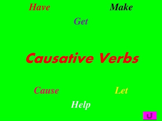 causative from in English with examples | PPT