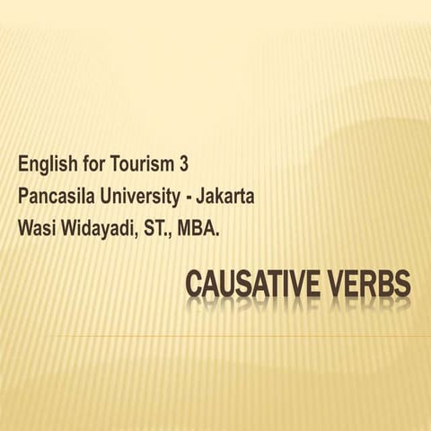 Causative Verbs | PPTX