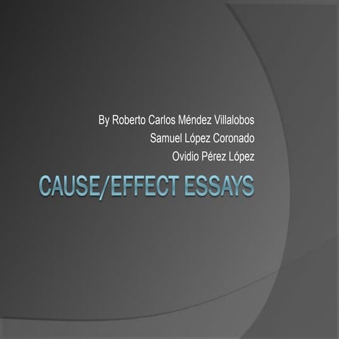 Patterns Of Organization Compare Contrast Cause Effect | PPTX