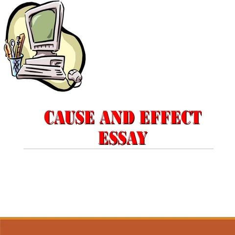 Cause effect essay mass lecture [545824] | PPT