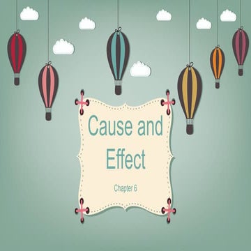 Cause and Effect - bab 5 Kelas 11 kur13. | PDF