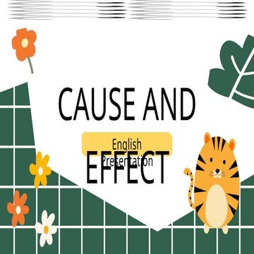 Cause & Effect - 6th grade..........pptx