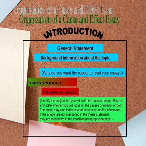 Cause and effect_essay-my version | PPT