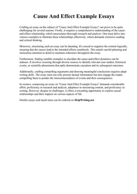 Essay On Cause And Effect.pdf