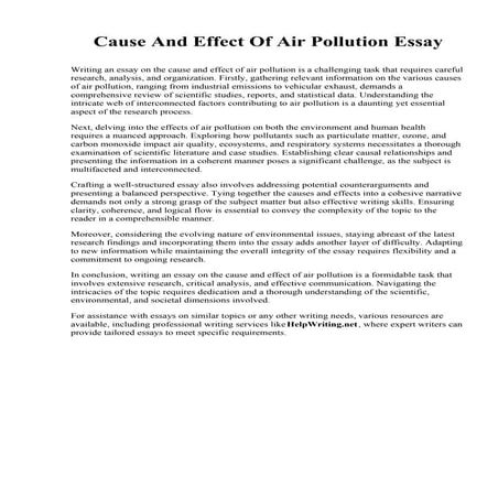 Cause And Effect Of Air Pollution Essay.pdf