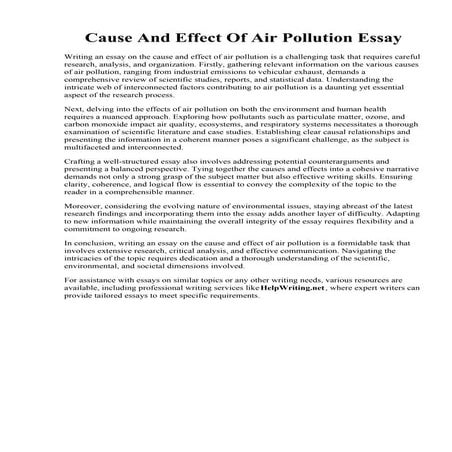Cause And Effect Of Air Pollution Essay.pdf