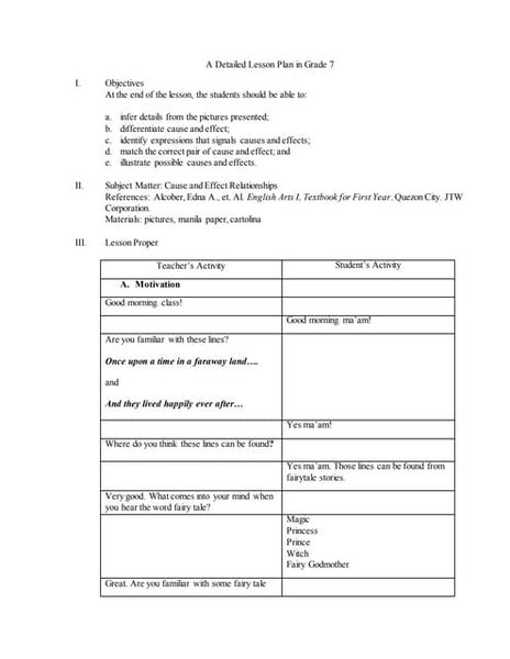 Semi Detailed Lesson Plan Of Cause And Effect semi-detailed-lesson-plan-of-cause-and-effect