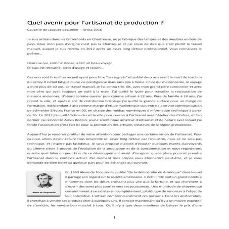 Jacques Beaumier presentations
