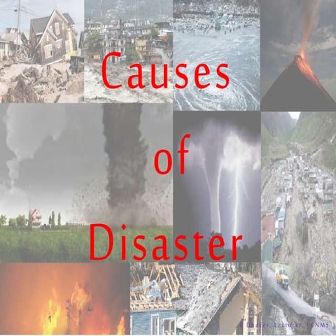 Causes of disaster | PPTX