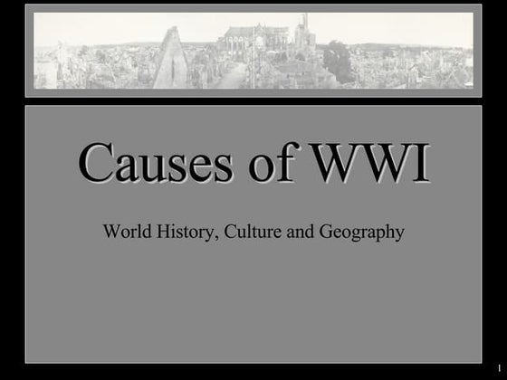 Causes WWI | PPT