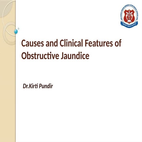 Causes and Clinical Features of Obstructive Jaundice.pptx