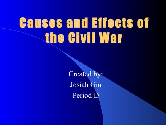 American Civil War for beginners | PPT