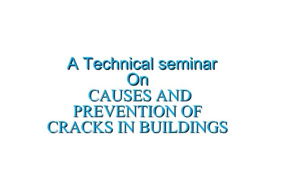 Crack repair techniques | PPT