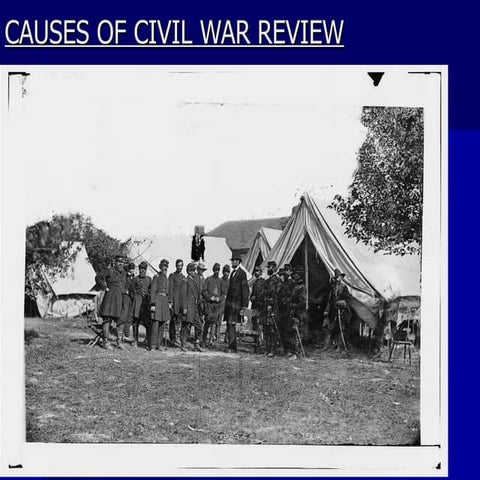 Causes Of Civil War | PPT