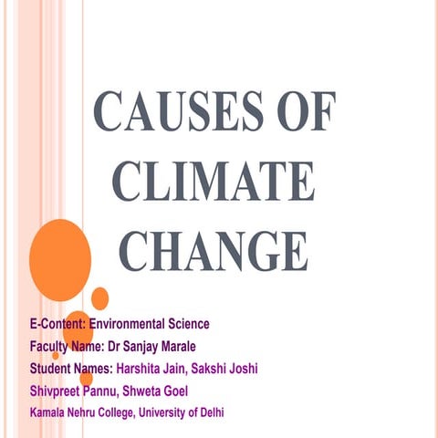Causes of Climate Change and environment.pptx