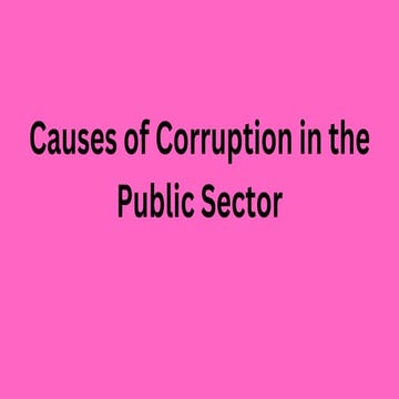 Causes of Corruption in the Public Sector.pdf