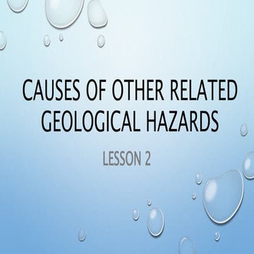 causes of geological hazards_powerpoint presentation | PPTX