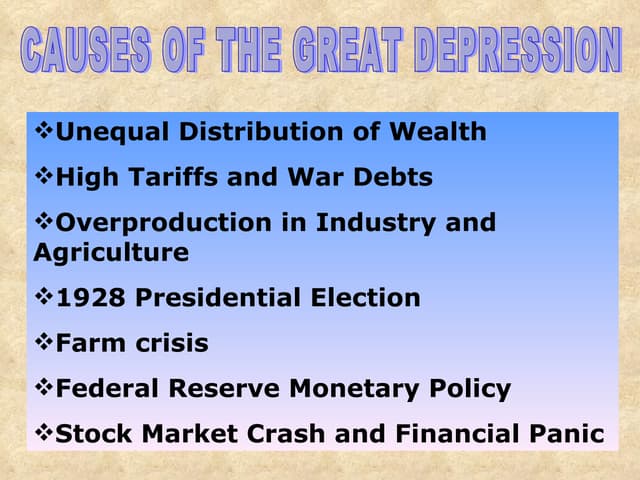 Great depression | PPT