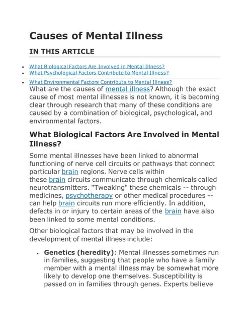 CAUSES OF MENTAL ILLNESS.pptx