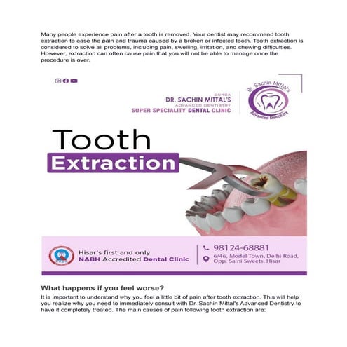 Causes of Pain after Tooth Extraction.pdf
