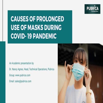 Causes of prolonged use of masks during Covid- 19 pandemic .pdf