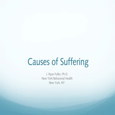 Causes of Suffering | PPT