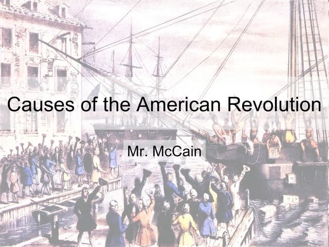 Week 3 - American Revolution