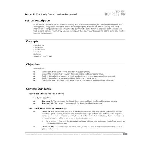 Causes of the Great Depression | PDF