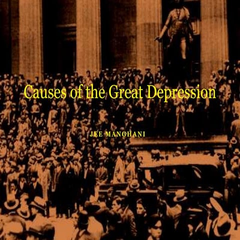 Causes of the great depression | PPTX