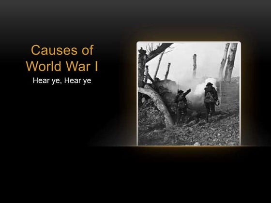 Causes of ww1 | PPT