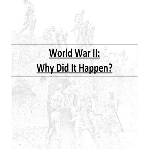 The causes of world war ii | PPTX