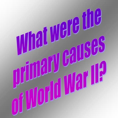 Causes of WWII.ppt
